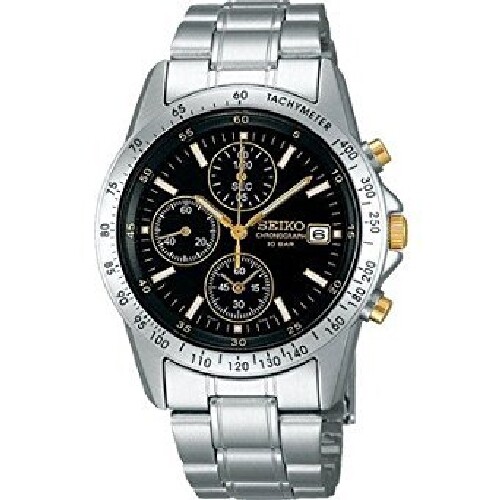 SEIKO SBTQ043 Mens Chronograph Watch SPIRIT Practical Waterproof NEW ...