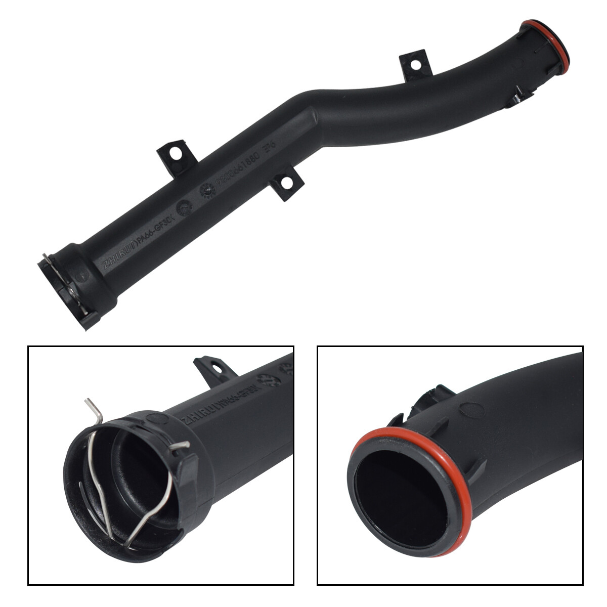 11537589713 Coolant Pipe Hose to Water Pump Thermostat For MINI 2007 ...