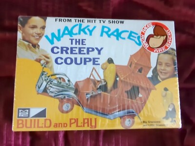 MPC WACKY RACES CARTOON THE CREEP COUPE CAR MODEL KIT SEALED MPC936/12 ...