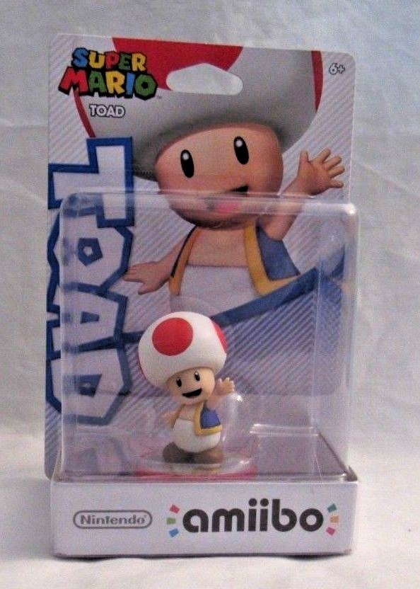NEW NINTENDO AMIIBO TOAD SUPER MARIO WII U, 3DS, SWITCH | eBay