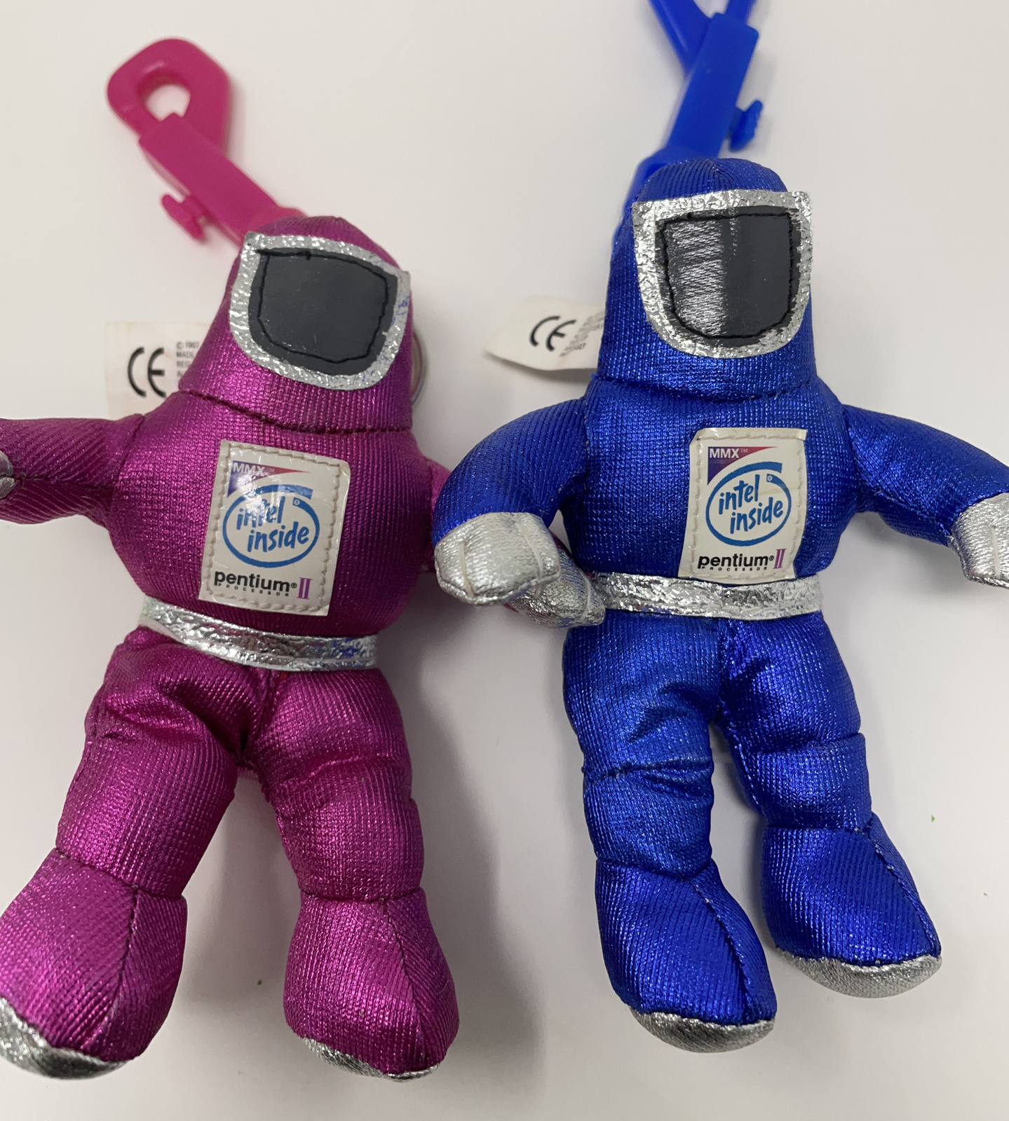 Set of 5 Vintage Intel Bunny People Astronaut Plush Dolls six with tags ...