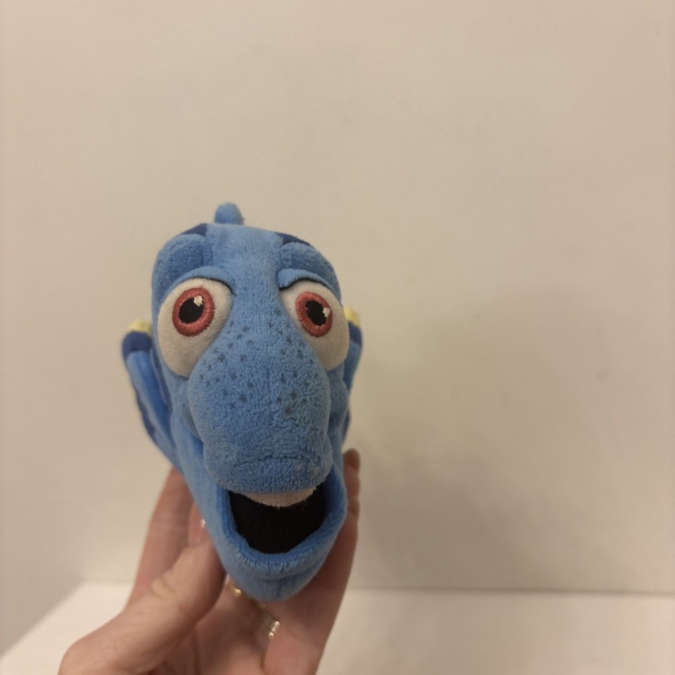 Disney Store Pixar Finding Nemo Dory 10” Long Blue Yellow Fish Plush ...