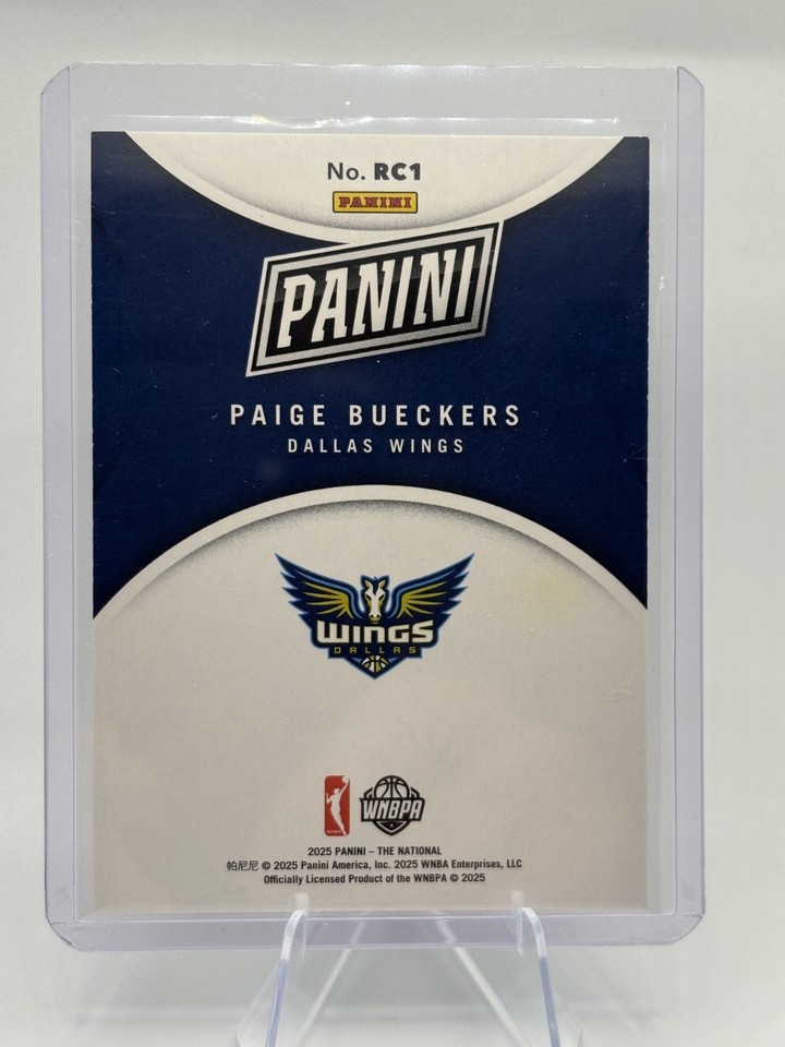 Paige Bueckers Rated Rookie /25!! 2025 Panini National Silver Pack (NSCC) | eBay