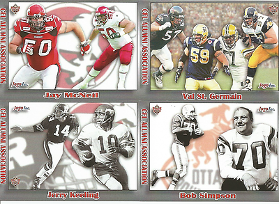 2017 JOGO CFL ALUMNI COMPLETE SERIES 17 SET #329-348 165 SETS MADE BONK ...