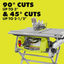 RYOBI 15 Amp 10 in. Table Saw with Folding Stand Power Saws | eBay
