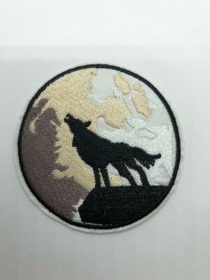WOLF PATCH LONE WOLF PATCH HOWLING WOLF WILD ANIMALS WOLF PACK MOON BIKER DIY | eBay