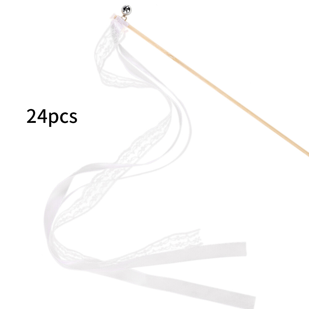 With Bell Wedding Decor Sticks Party Streamer Performance Ribbon Wand ...