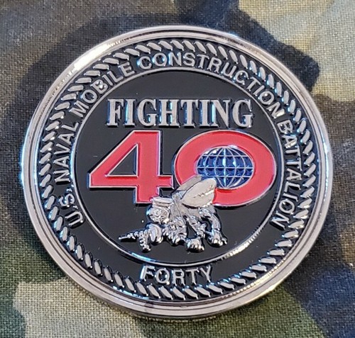 RARE!! NMCB 40 Romania SEABEE Coin | eBay