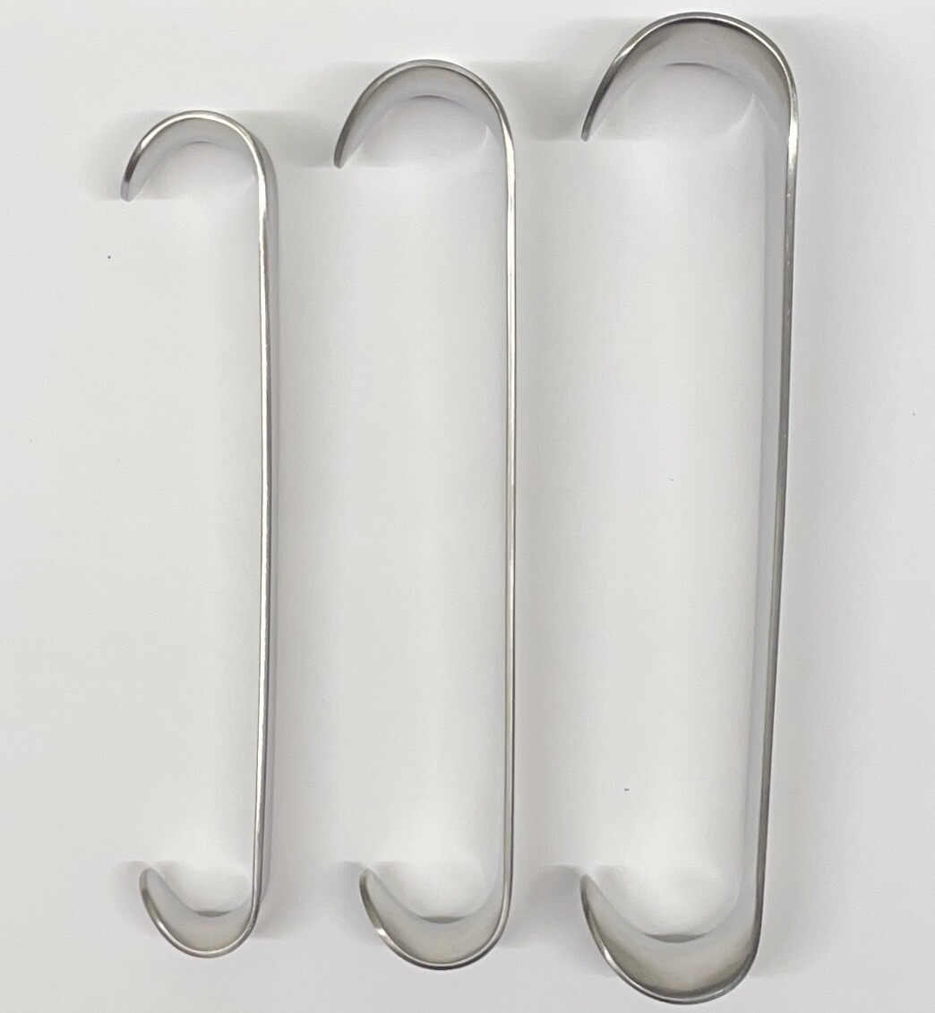 Roux Retractor Double Ended Set of 3 (Small, Medium and Large) 25*26 TO ...