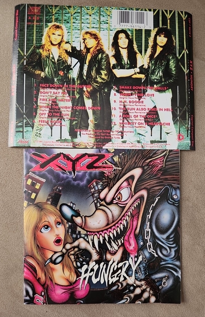 Hungry by XYZ (CD, Sep-1991, Capitol/EMI Records) for sale online | eBay