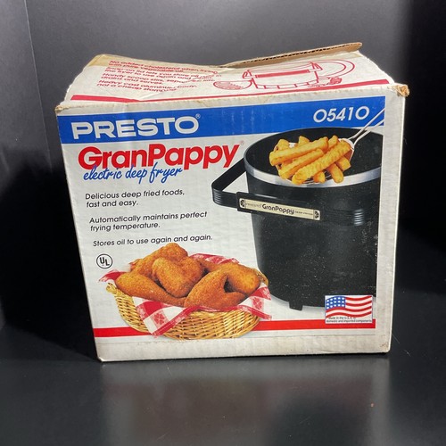 Vintage Presto GranPappy Electric Deep Fryer - 05410 | eBay