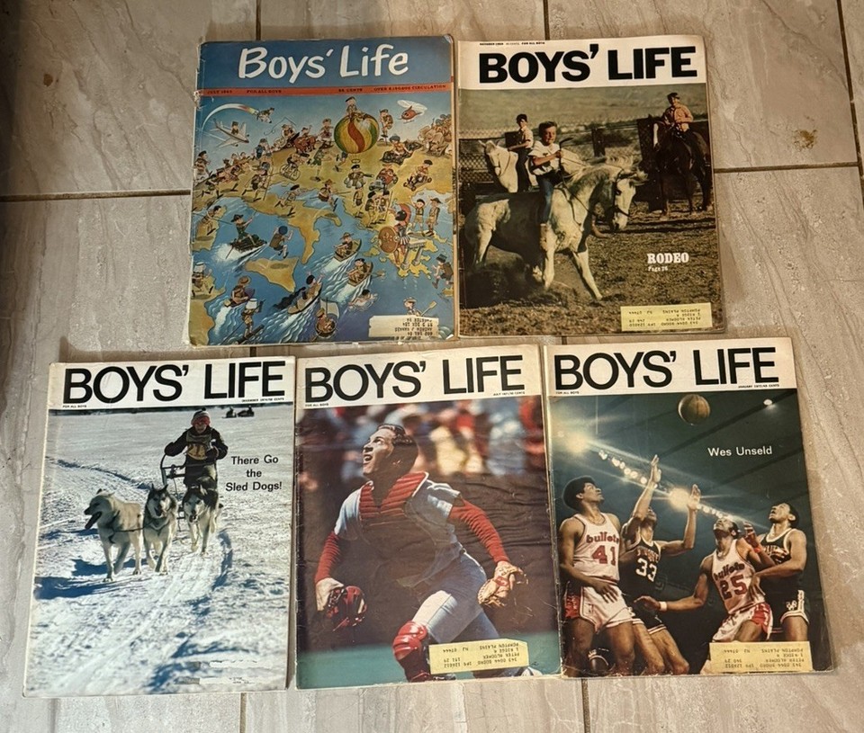 Vintage Lot 50 Boys Life Magazine Issues 1962-73 | eBay