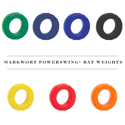 Powerswing Bat Donut Weights: 7 Different Weights 4Oz to 28Oz Baseball ...