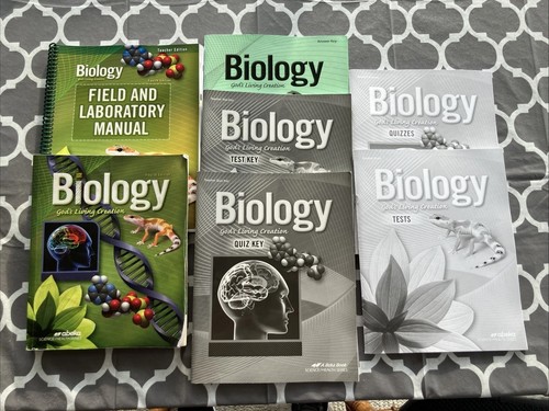 Abeka Biology 4th Ed. Student Book 10th Grade Field & Laboratory Manual ...