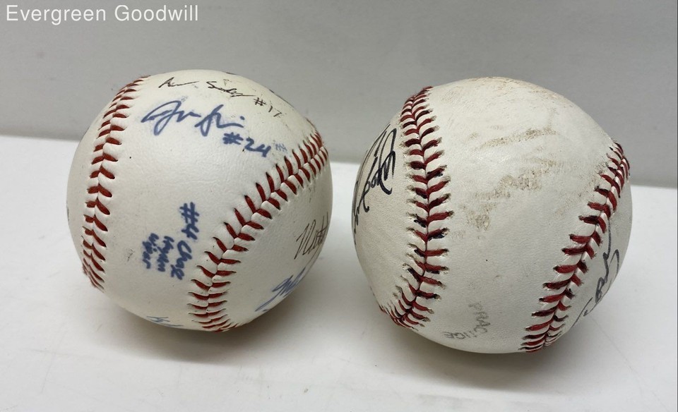 Set of 2 Signed Baseballs - Autographed Baseballs | eBay