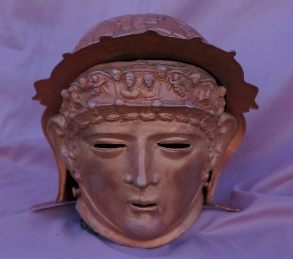 Roman Standard Bearer Signifer Ribchester Masked Sports Cavalry Helmet ...