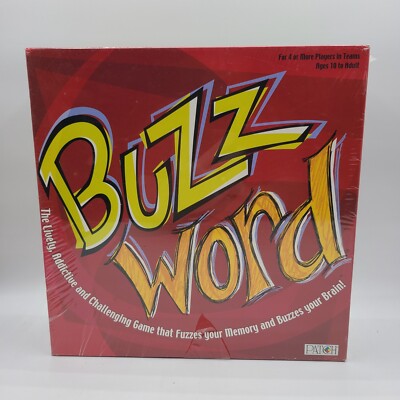 BUZZ WORD Card Game Sealed Family Friend Game Group Night Good Fun NOS ...