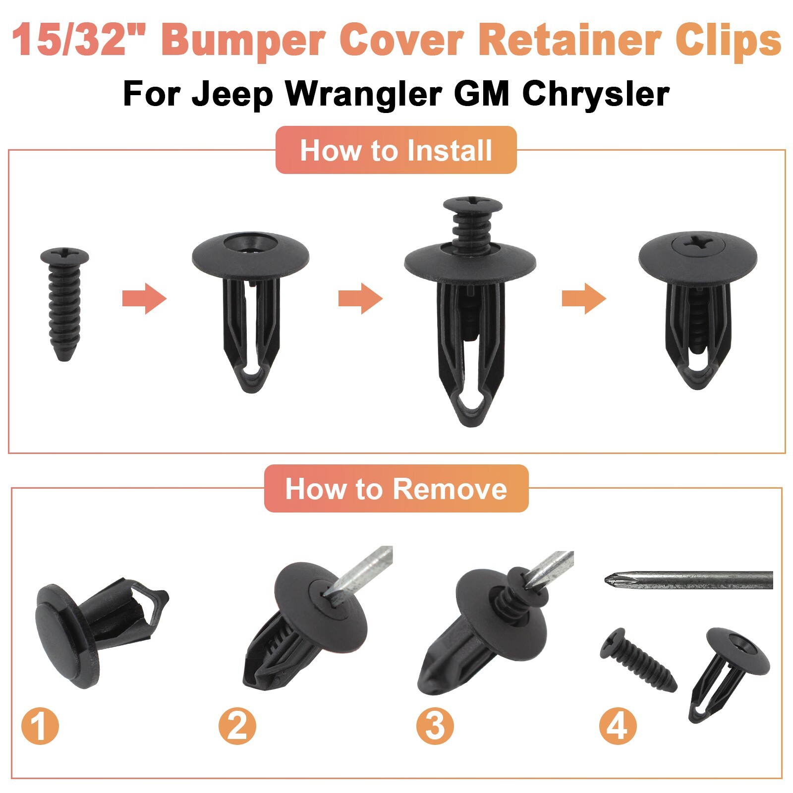 246 Plastic Rivet Gun Set Kit Blind Fender Flare Rocker Moulding Clips ...