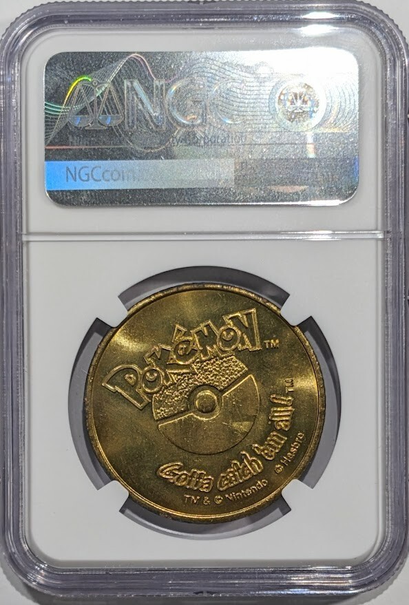 1999 Pokemon Battling Coin GOLEM #76 - NGC MS65 | eBay