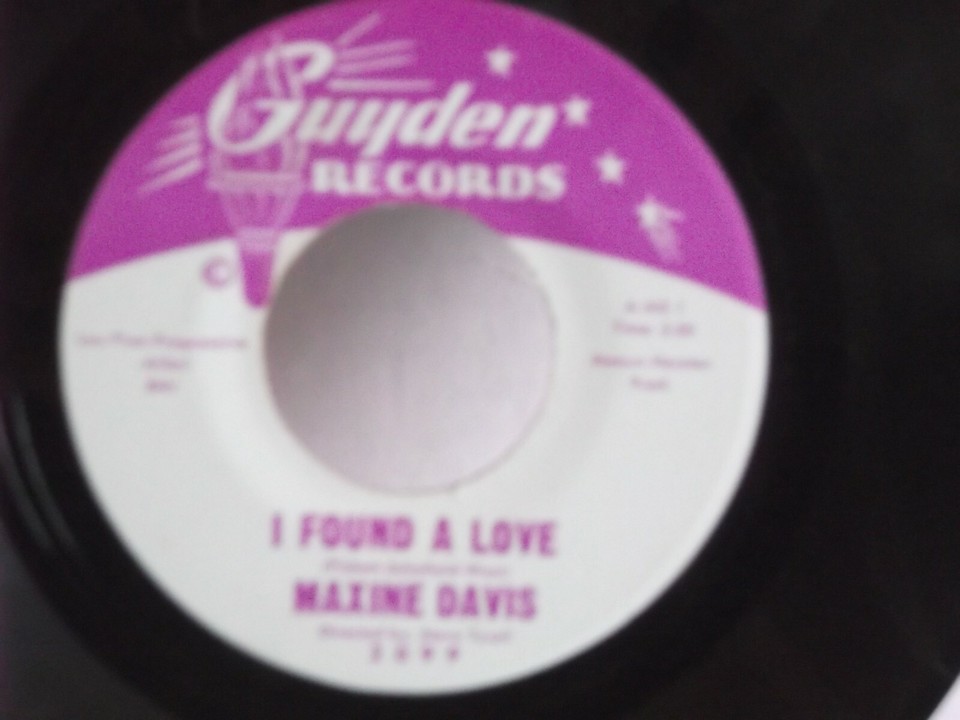 Maxine Davis,Guyden 2099,"He's My Guy",US,7"45,Northern Soul,1963, Mint ...