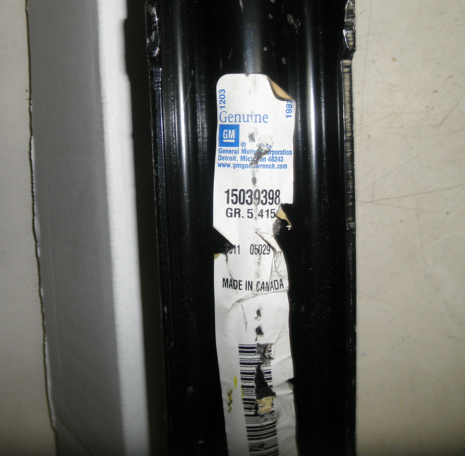 15039398 New Old Stock GM Genuine Parts Rear Suspension Lateral Link ...