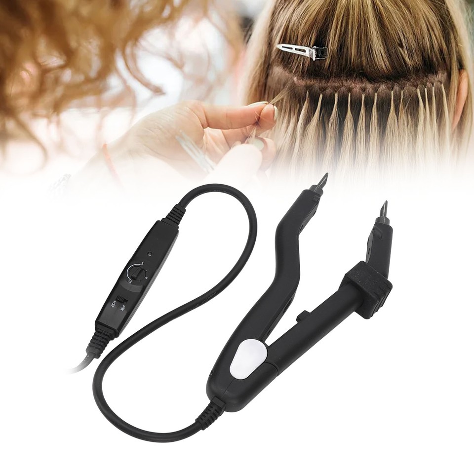 (US Plug) Hair Extensions Tool Professional Heat Iron Connect HOT | eBay