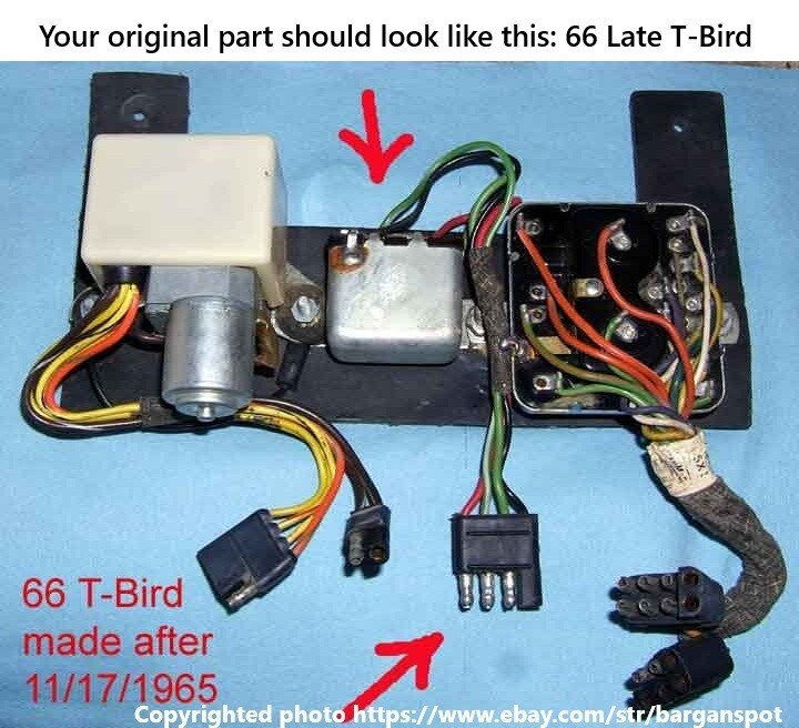 T3) 1966 LATE Ford Thunderbird Sequencer Sequential Turn Signal kit ...