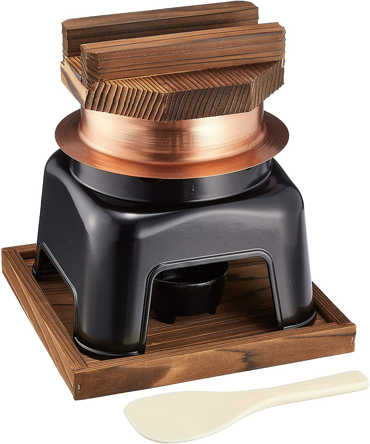 Traditional Kamado Rice Pot 1-Go Kamameshi Cooker Kettle Copper Made in ...