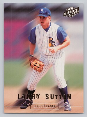 1994-95 Fleer Excel Larry Sutton #15 League Leaders Wilmington Blue ...