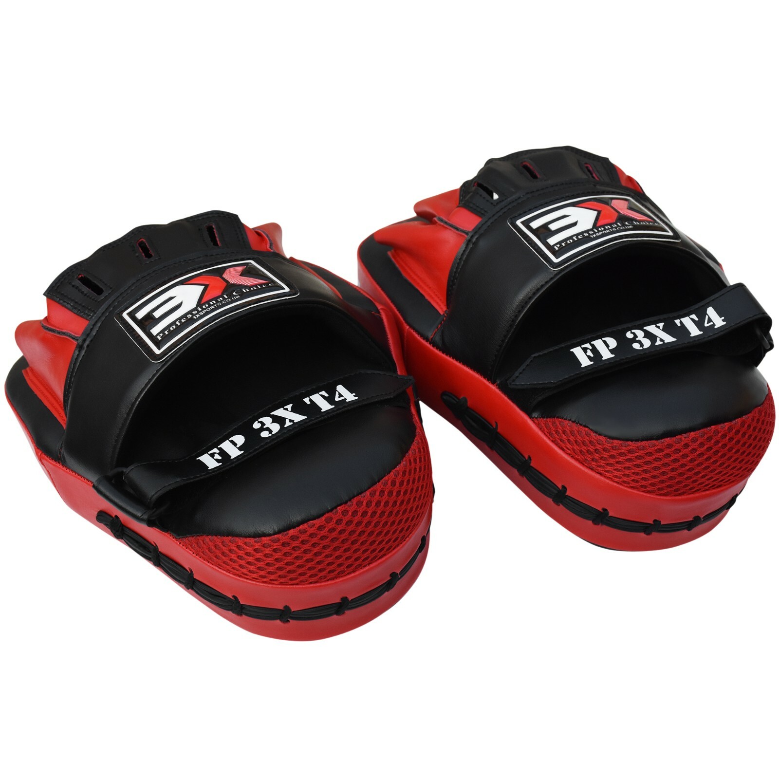 3X Sports Boxing Focus Pads Hook and Jab Curved MMA Pads Focus Training ...