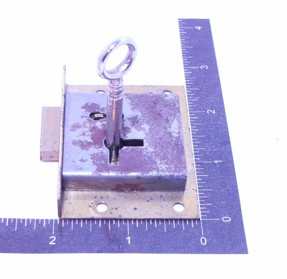 LH Brass Cabinet Lock Cupboard Furniture Lock Drawer Lock 2 1/2" new ...