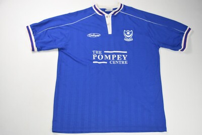 PORTSMOUTH FC ENGLAND HOME FOOTBALL SHIRT JERSEY SIZE XL POMPEY | eBay