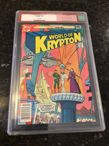 World of Krypton #1 CGC 9.0 White Pages Superman Appearance! DC Comics ...