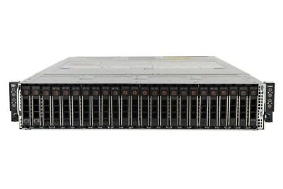 Dell C6400 24-Bay 4 C6420 Node Servers 8x 20C Gold 6148 256GB Ram 24x1 ...