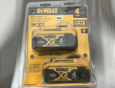Dewalt 20V Volt Max XR DCB204-2 4.0Ah Lithium Ion Li-ion DCB204-2 AB | eBay