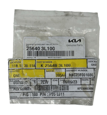 25640 3L100 OEM KIA STINGER THERMOSTAT GASKET | eBay