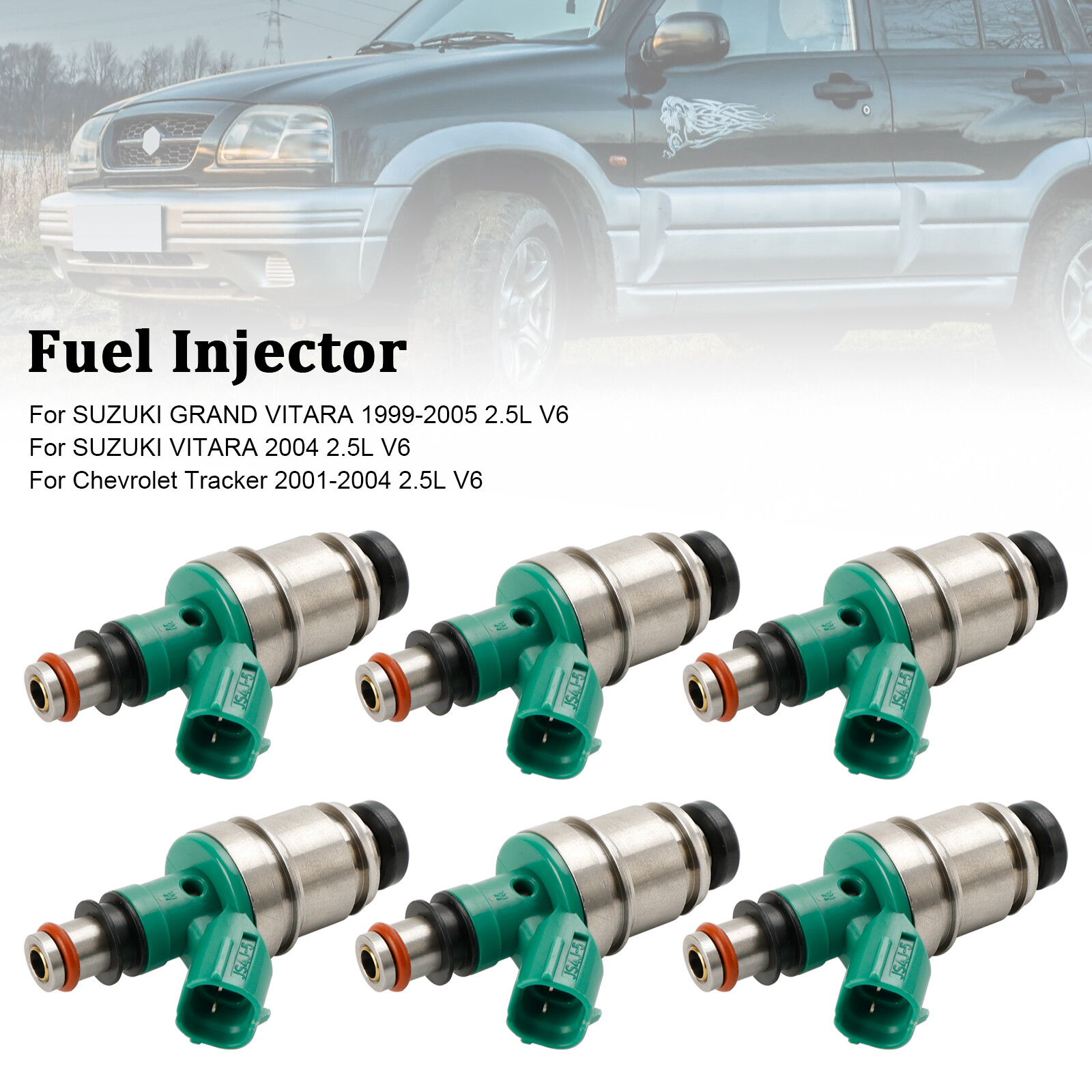 2005-2012 Suzuki Grand Vitara Tracker 2.5L JS4J-5 F8 Fuel Injector ...