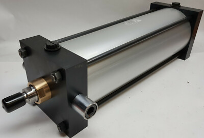 Parker 4MA series pneumatic ram cylinder big 6 in Dia 16 in stroke 250 ...