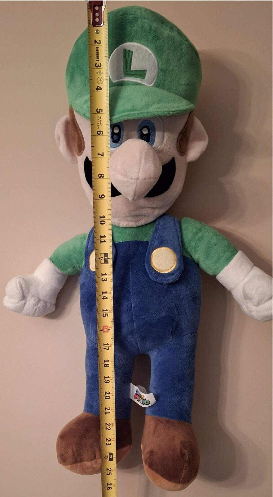 Super Mario Luigi 26 inch Plush | eBay