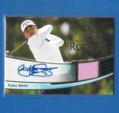 2024 SP Game Used Authentic Rookies Yuka Saso AUTO/599, LPGA Golf ...