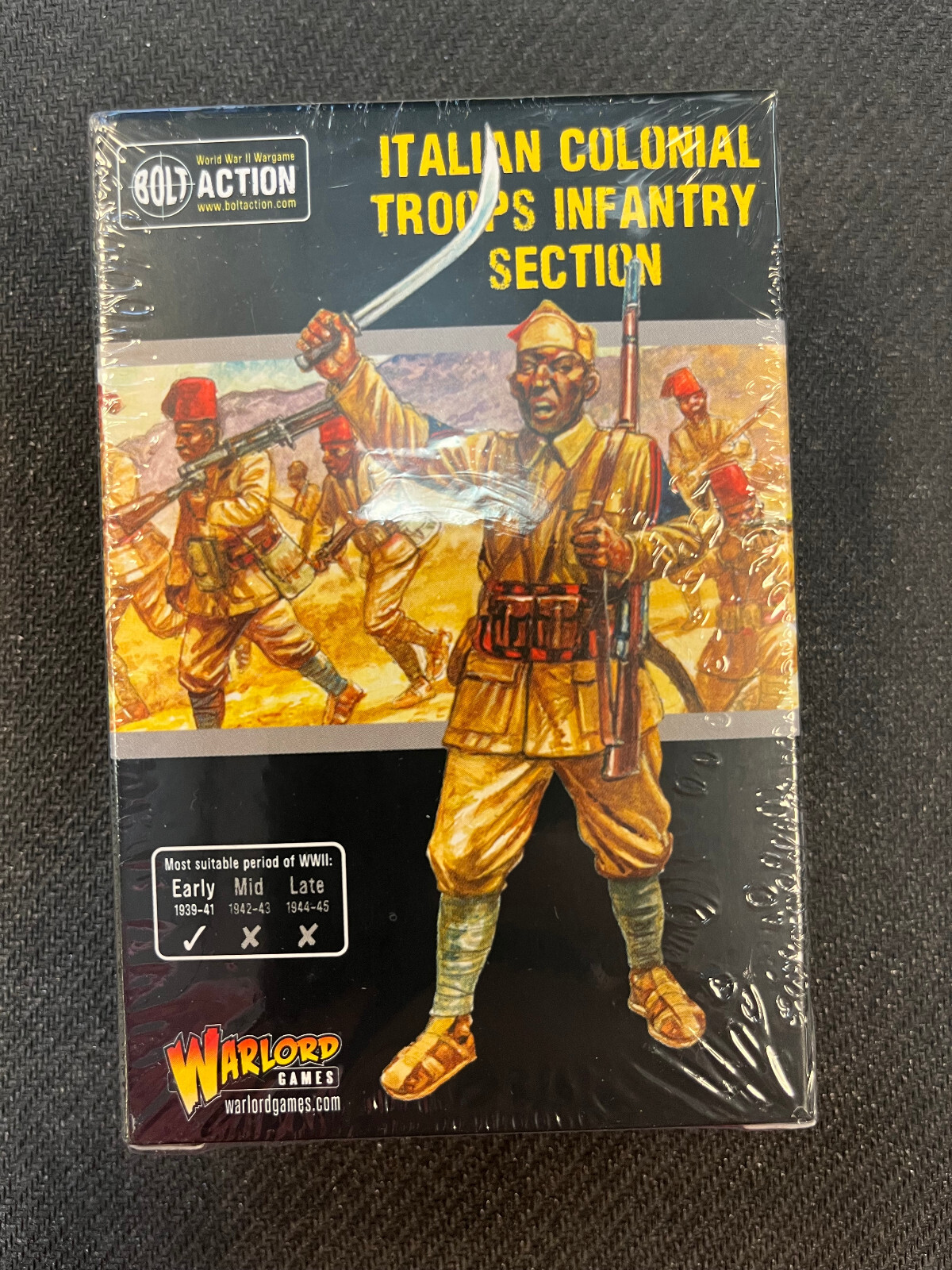 Italian Colonial Troops Infantry Squad - Bolt Action WWII Warlord Games ...