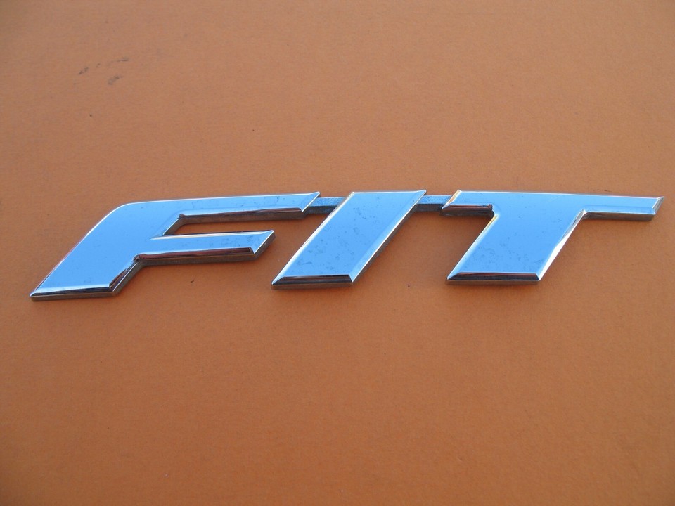 09 10 11 12 13 14 HONDA FIT REAR TRUNK LID CHROME EMBLEM LOGO BADGE ...
