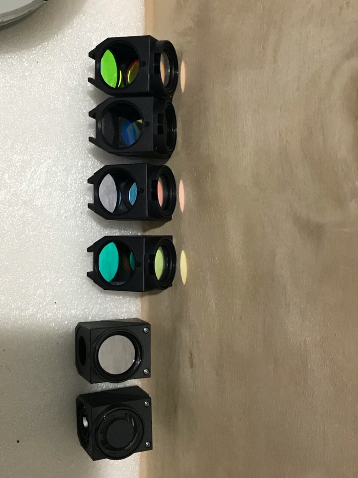 Olympus Microscope Fluorescence Illuminator BX-URA2 w/ Filter Cube ...