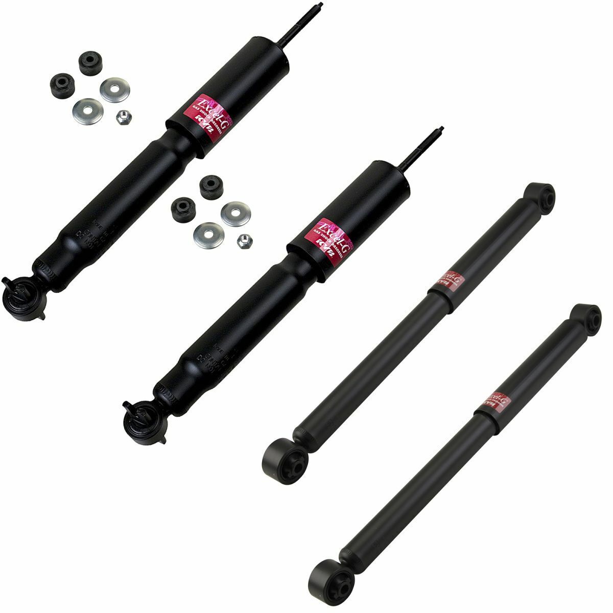 KYB Excel-G Front Rear Shock Absorbers Kit Set for GMC Sierra Silverado ...