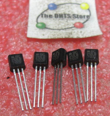 BC212LB Motorola NPN Silicon Transistor TO-92 BC212 - NOS Qty 5 | eBay