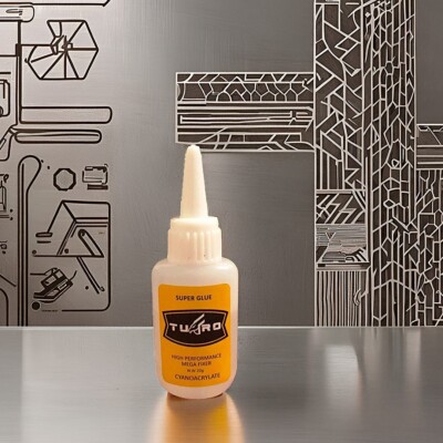 2pc x 25G SUPER GLUE EXTRA STRONG INDUSTRIAL STRENGTH ADHESIVE TUFROX ...