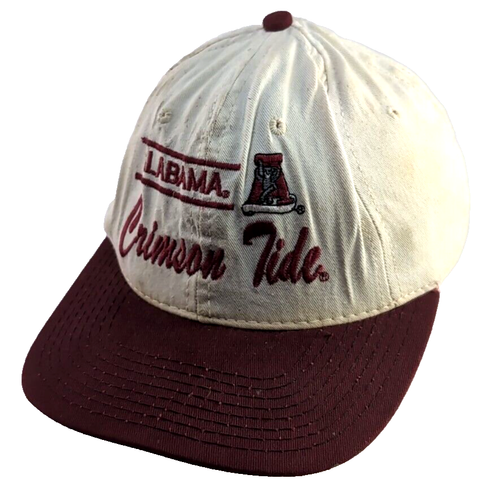 Vintage Alabama Block A Script Tide Adult Hat Baseball Cap Adjustable ...