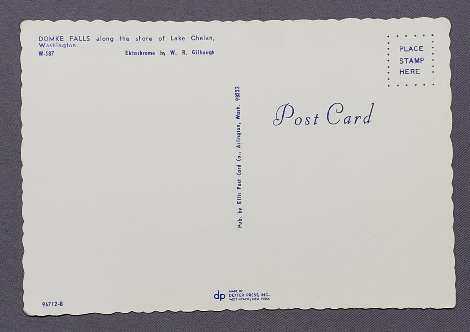 Domke Falls Lake Chelan Family Fishing Northern Washington VTG Travel ...