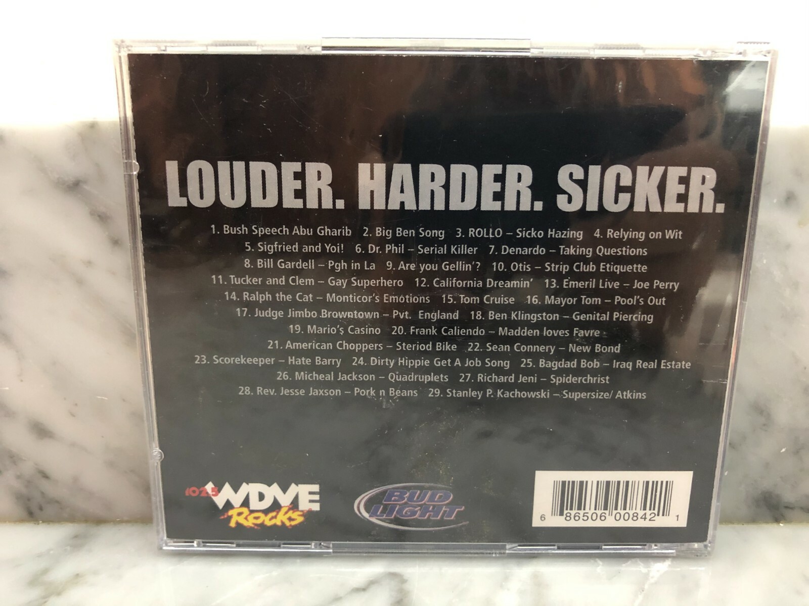 WDVE Pittsburgh Jim Krenn Randy Baumann Louder Harder Sicker CD Morning ...