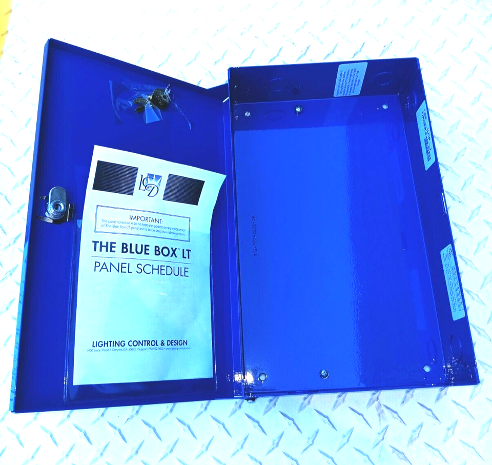 Lighting Control & Design, The Blue Box. GRI408LT ENC SM NE1, Enclosure ...